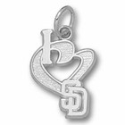 San Diego Padres I Heart Logo Pendant | eBay