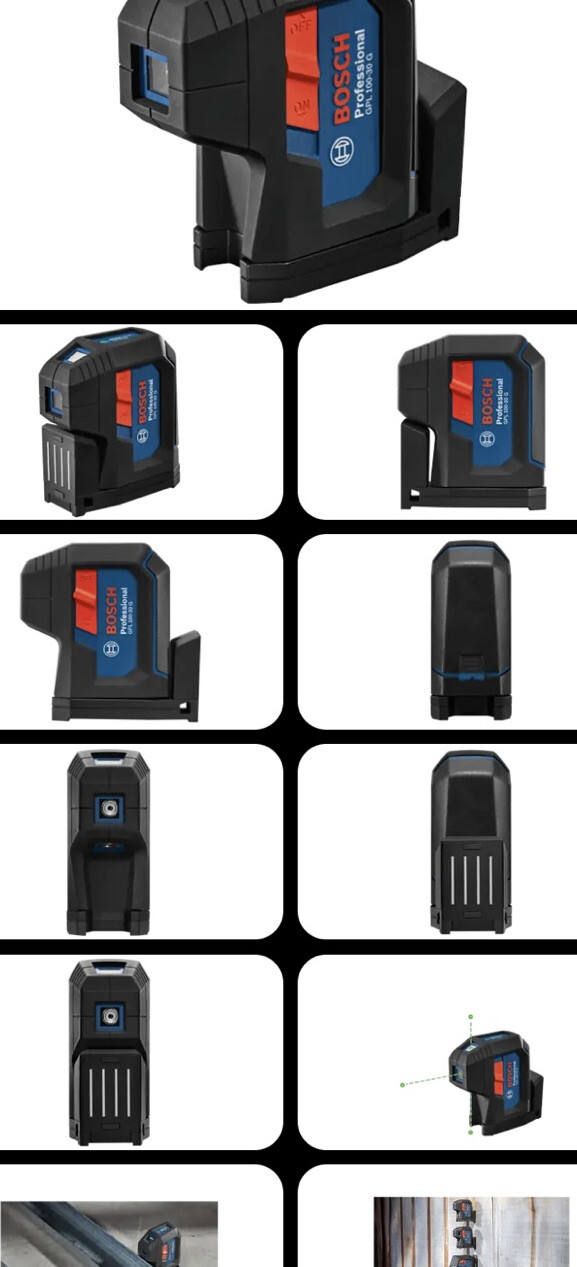 Bosch GPL100-30G 3 Point Self Leveling Alignment Laser 346644333 | eBay