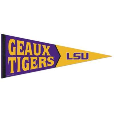 Lsu Tigers Premium Pennant - 12" X 30" - Geaux Tigers | eBay
