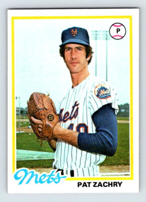 PAT ZACHRY New York Mets 1978 Topps Baseball Card B183 | eBay