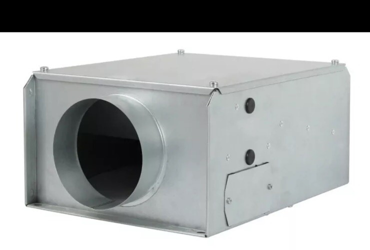 Vent-Axia Slimpak EC In-Line Centrifugal Duct Box Fan, 100mm – SLP100EC ...