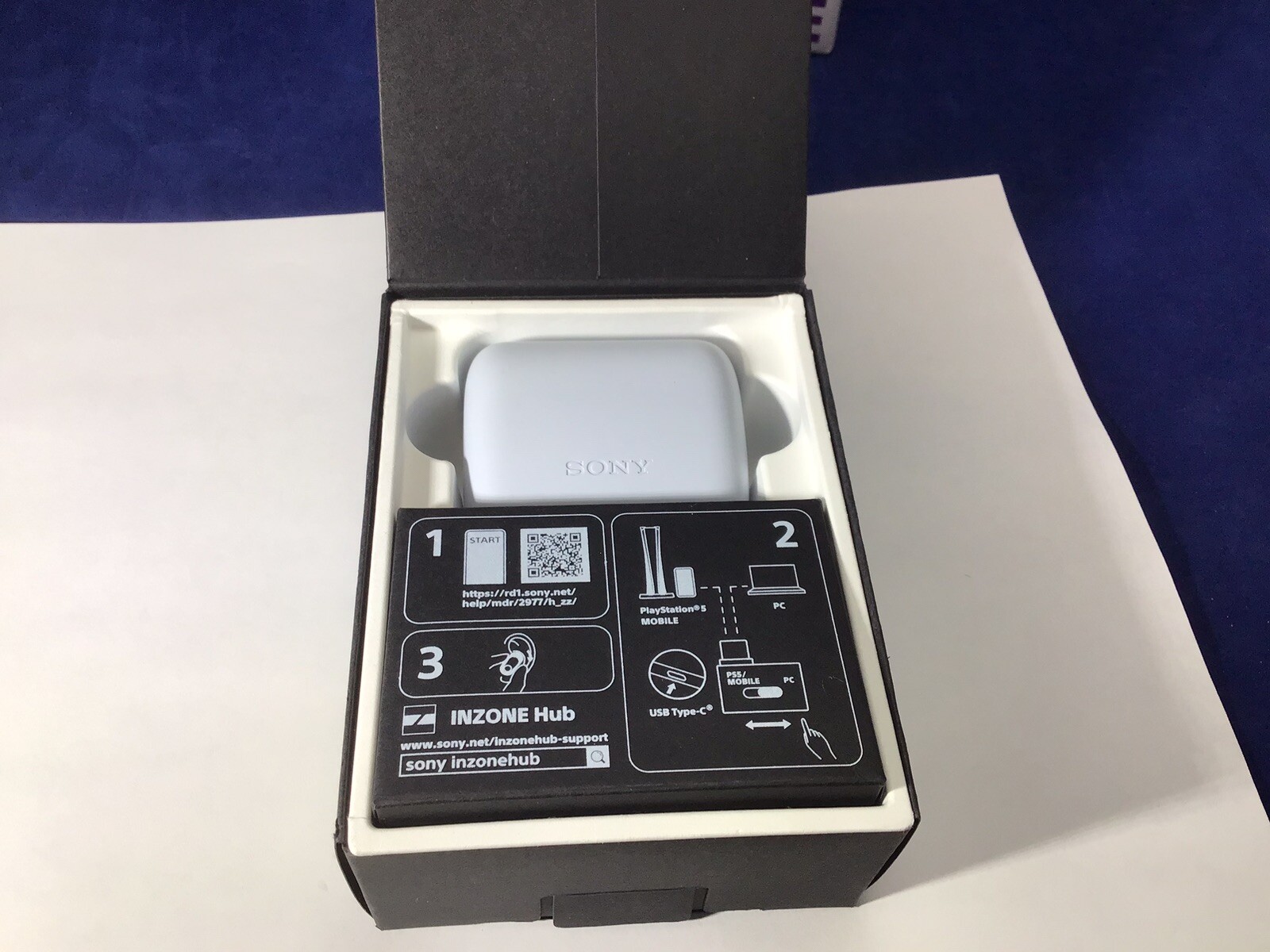 Sony INZONE Buds Noise Canceling Gaming Earbuds (White) - Used