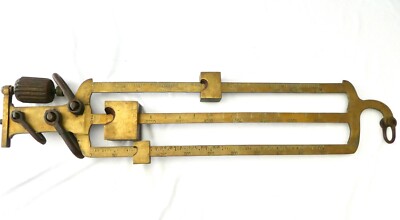 Brass Triple Hanging Balance Beam SCALE Ready to Repurpose.Steampunk ...