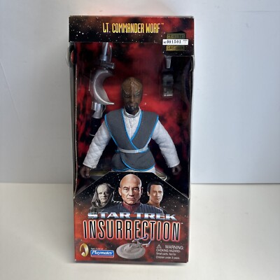 Star Trek Insurrection 9" Action Figure - Lt. Commander Worf - 1998 ...