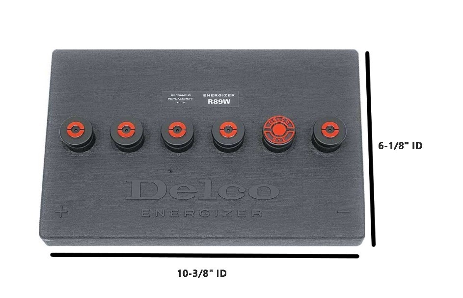 Delco Energizer R89 Side Post Battery Topper 1971-1976 Pontiac Chevy ...