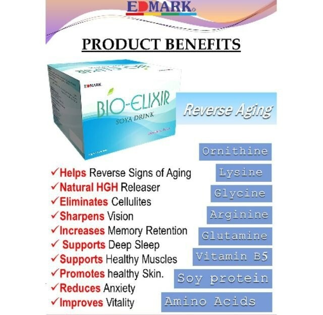 EDMARK Beauty Pack - 1x Bio Elixir, 1x Cocollagen and 1x Bubble Vitamin ...