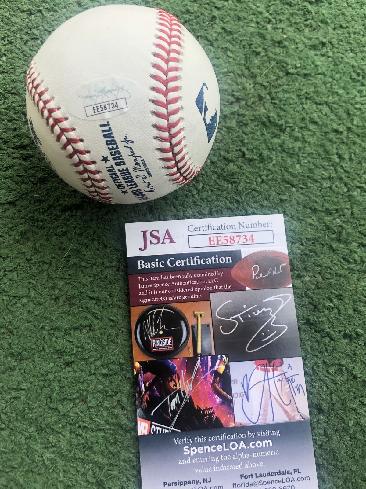 NEW YORK YANKEES AARON BOONE SIGNED BASEBALL JSA COA AUTOGRAPH ...