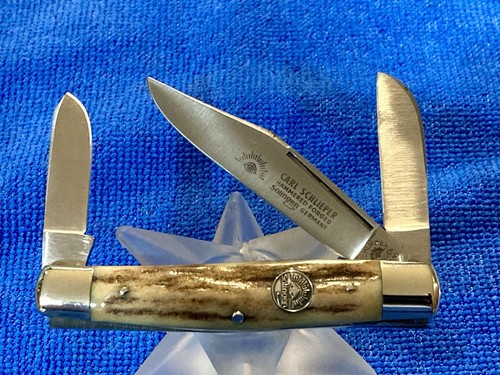 CARL SCHLIEPER CUTLERY CO EYE BRAND GERMANY GEN STAG #350DS STOCKMAN ...