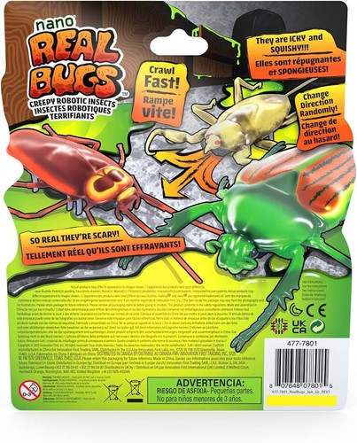 HEXBUG Real Bugs Nanos 3 Pack, Fake Insect Toy Figures, Vibration ...