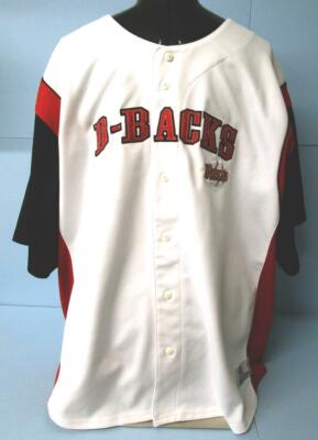 ARIZONA DIAMONDBACKS Vintage Button-Up Jersey (2XL) TRUE FAN | eBay