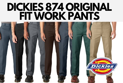 NEW Dickies Men's 874 Original Fit Work Pants - Multiple Colors & Sizes ...