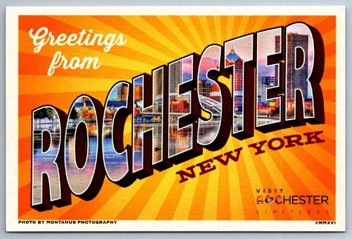 Postcard Greetings from Rochester New York I-14 | eBay