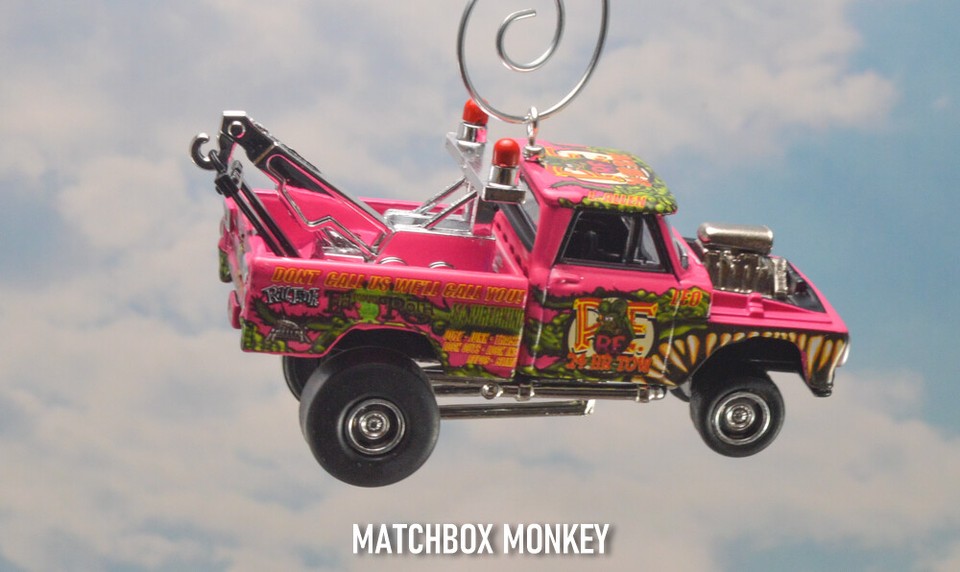 Rat Fink 1965 Chevy Tow Truck Zingers Custom Christmas Ornament Ed Roth ...
