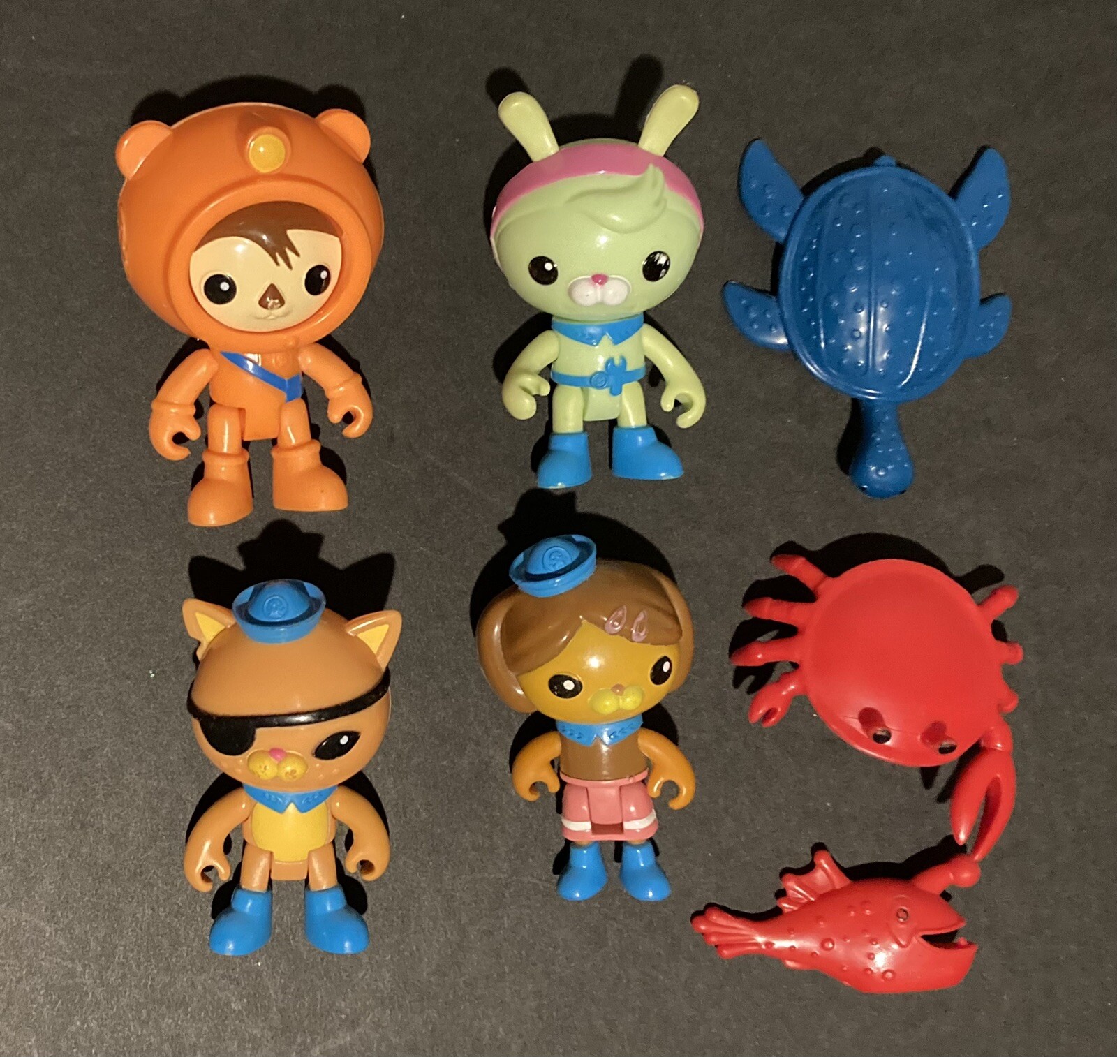 Lot Of 4 Fisher Price Octonauts Figures Plus Turtle, Crab, Fish | eBay