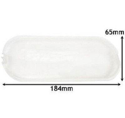 Genuine HOTPOINT Cooker Hood Lamp Bulb Cover 184mm x 65mm C00295798 ...