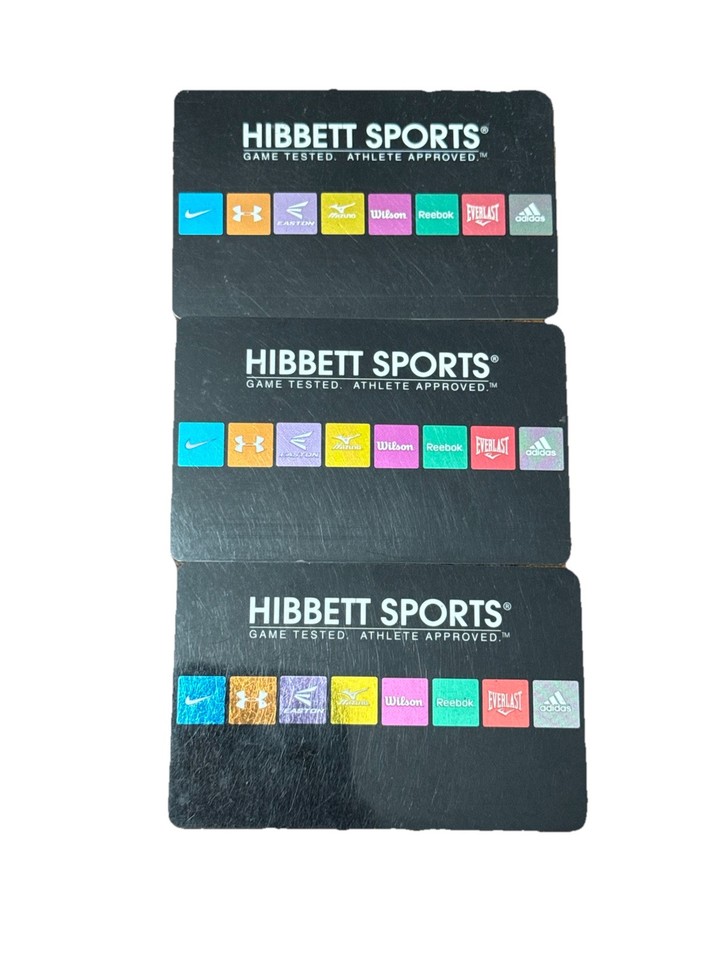 $20 Hibbett Sports Gift Cards (3 Gift Cards Total To Total $20) Only ...