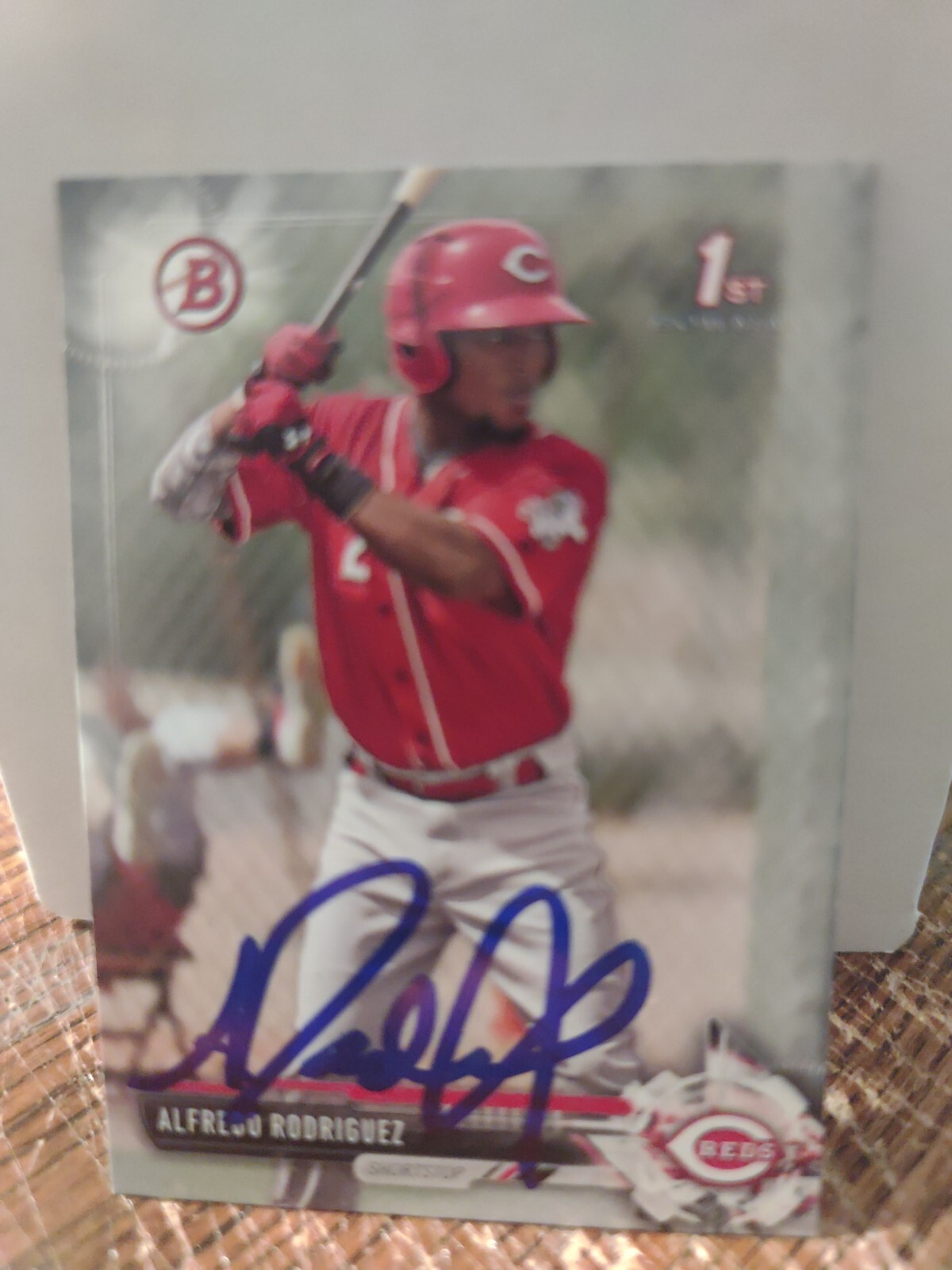 Alfredo Rodriguez Autographed 2017 Bowman Paper Signed Baseball Card # ...
