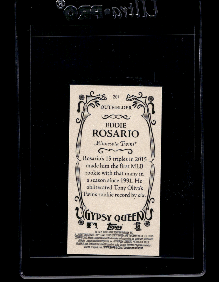 2016 Topps Gypsy Queen Mini #207 Eddie Rosario | eBay