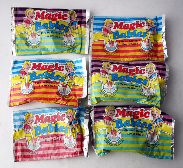 1x RARE Vintage 1991 Magic Babies Diaper Merbabies Boy or Girl? Galoob ...