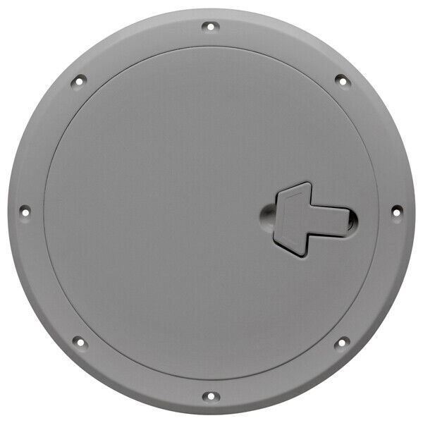 Caravan Access Hatch, Round With Removable Lid, Grey Storage Boat ...