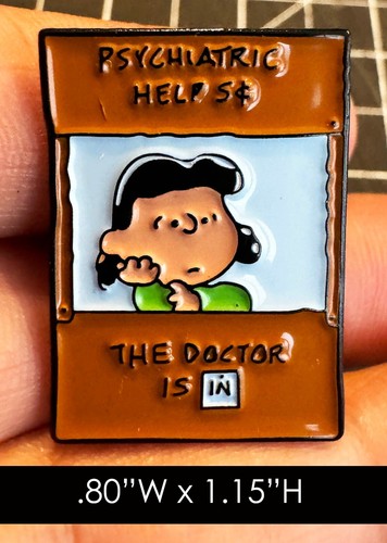 Peanuts: Lucy Psychiatric Help Enamel pin | eBay
