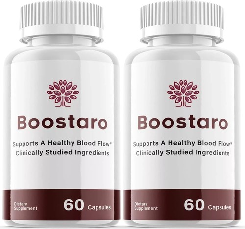 2 Pack - Boostaroo Healthy Blood Flow Support Pills, Extra Strength-120 ...