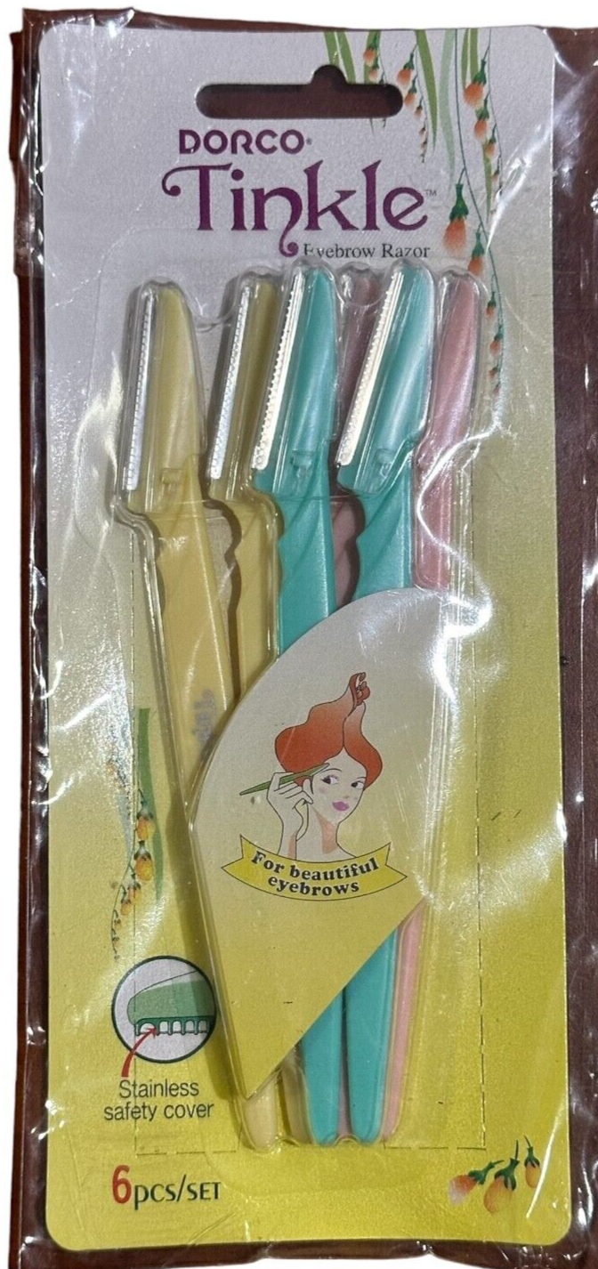 6 Eyebrow Razor Tinkle Shaver Face Trimmer Makeup Beauty Dermaplaning ...