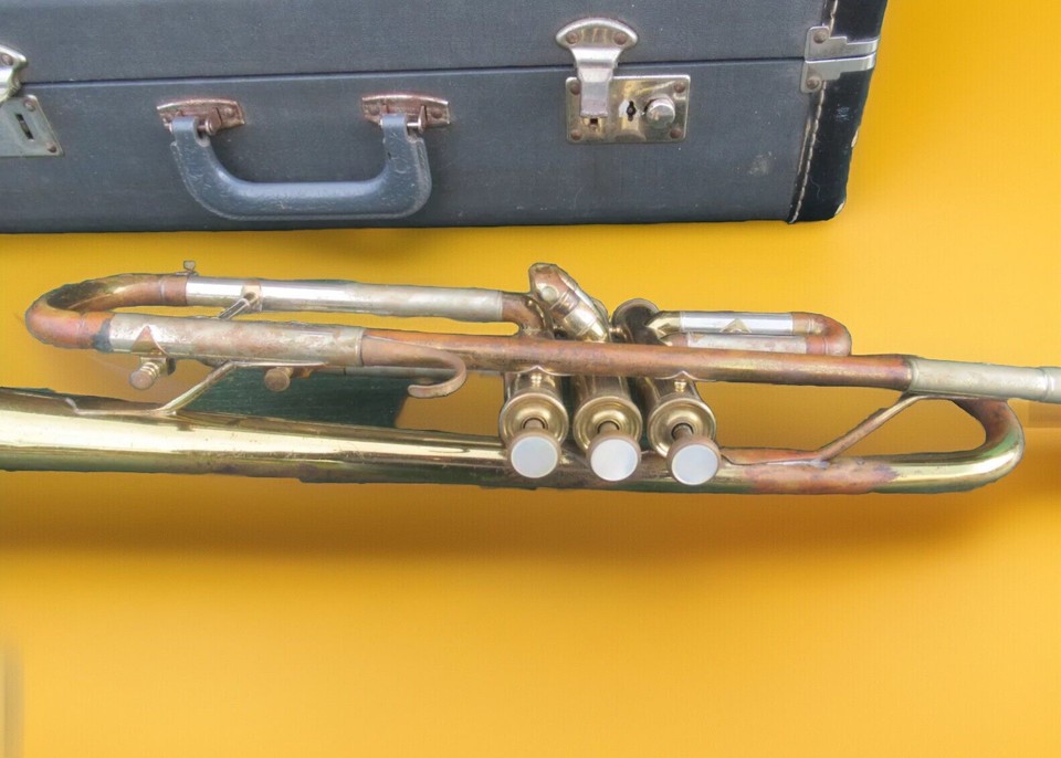 Vintage TRUMPET with Case Signed BESSON 2-20 | eBay