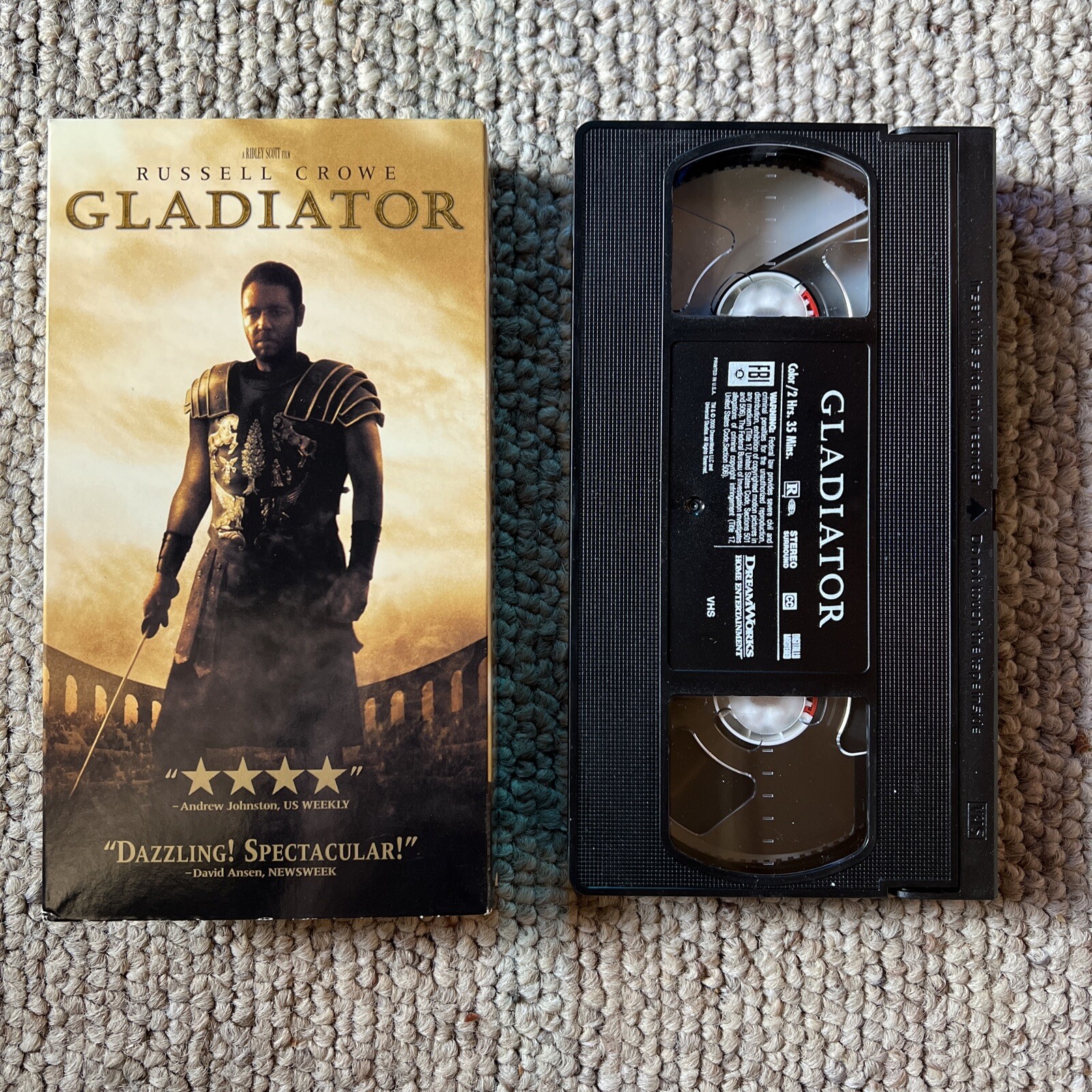Gladiator (VHS, 2000) Russell Crowe 667068602630| eBay