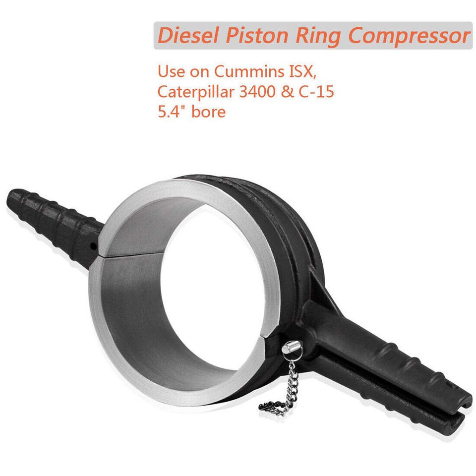5.4" BORE PISTON RING COMPRESSOR INSTALLER FOR CUMMINS ISX CAT 3400 AND ...