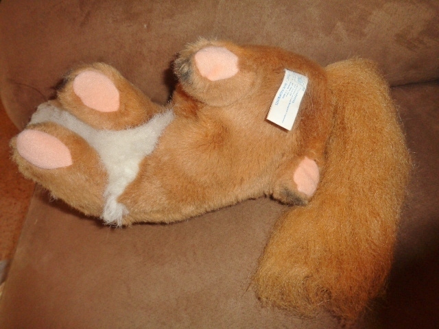 Fox 1992 Stuffed Plush 10" w/ bushy tail TMC Soundprints red brown ...