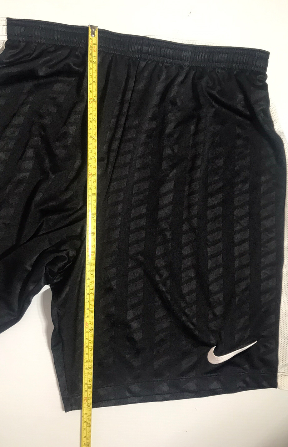 Nike Dri Fit Running Workout Shorts Lightweight Size XL Black White RN ...