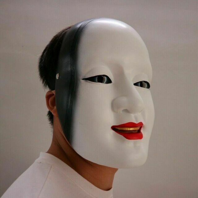 Noh Mask Japanese Ko-omote Hannya Okina Nogaku for sale online | eBay