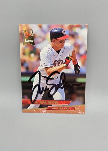 Autographed 1993 Fleer Ultra Rookie Tim Salmon #523 | eBay