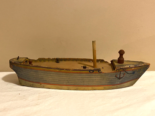 Bliss or Reed Antique 1800's Wooden Toy Boat Vintage Toy ag-67 | eBay