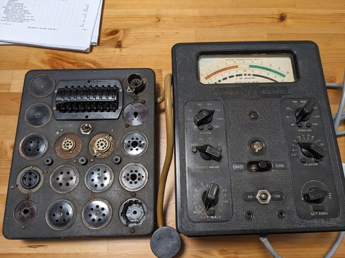 AVO Two-Panel Valve Tube Tester (MK I) UK, Preceder of MKVI, CT-160 ...
