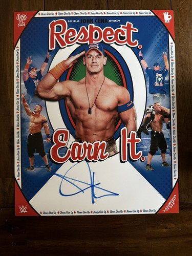 John Cena Signed Autographed 11x14 WWE Live Event Poster! RARE | eBay