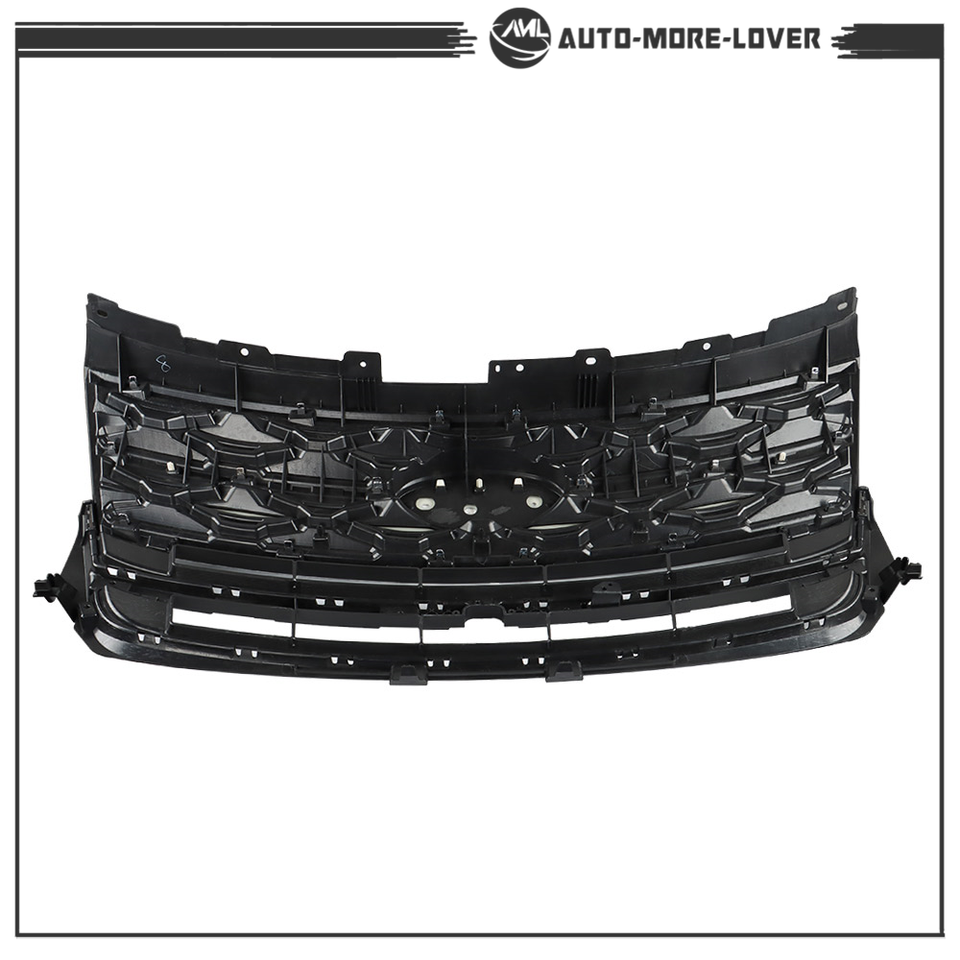 For 2018-2019 Ford Explorer Front Bumper Cover With Radar Hole + Front ...