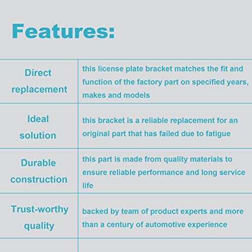 Lr019327 Rear License Plate Nameplate Holder Bracket Fits Range Rover ...