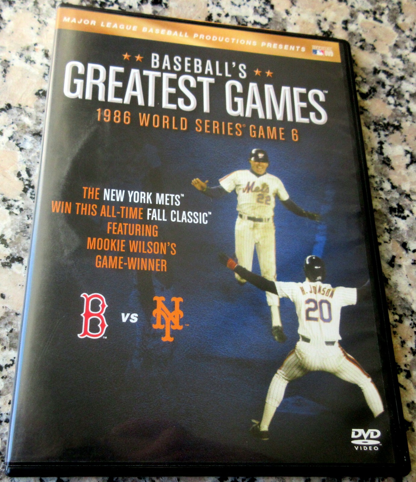 1986 World Series Game 6 RARE DVD Red Sox New York Mets Carter Mookie ...
