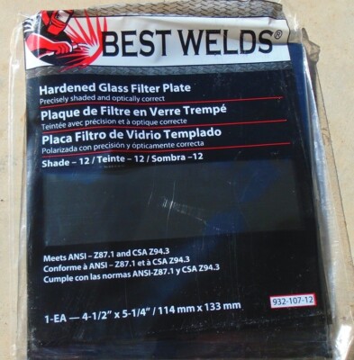 Welding Helmets - Filter Plate