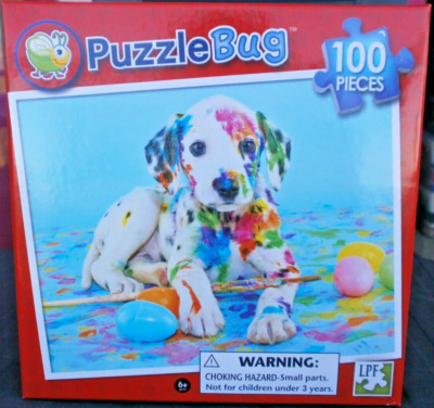 Puzzlebug 100 Pieces - Painted Puppy - New (B5) | eBay Australia