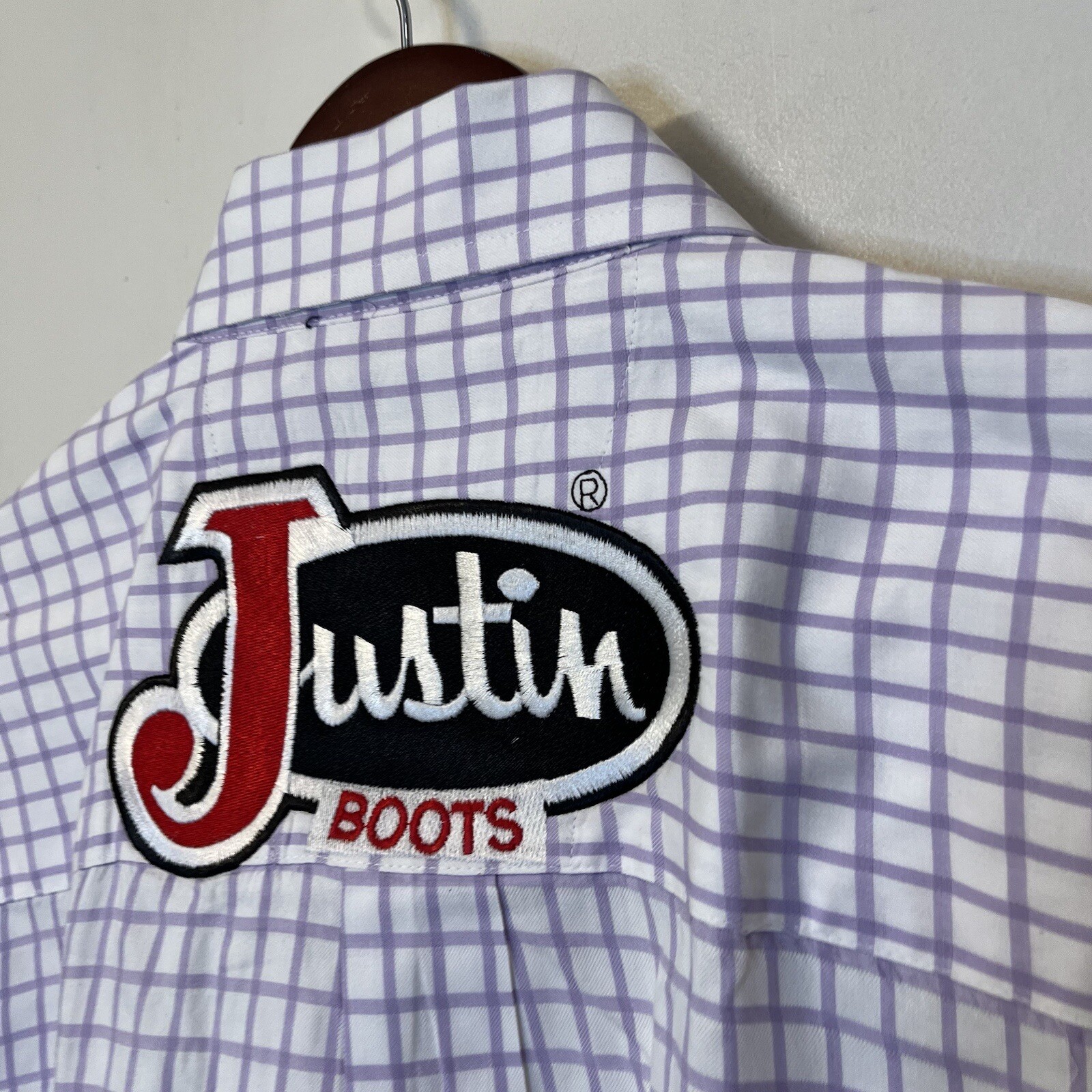 Men's Wrangler Rodeo Sponsor L/S Button up Western Shirt XL Purple | eBay
