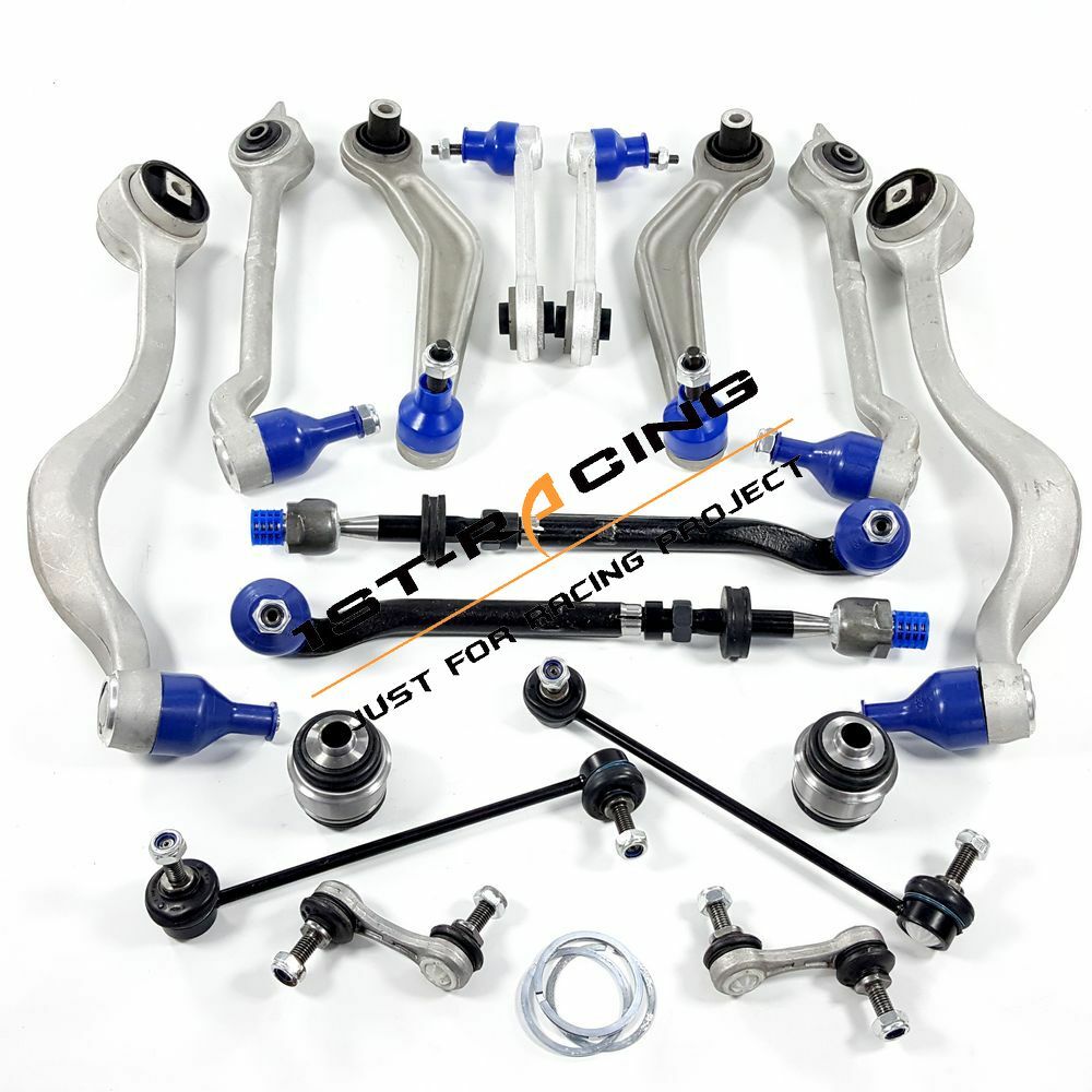 Front+Rear Control Arms Tie Rod End Suspension Kit For BMW E39 525i ...