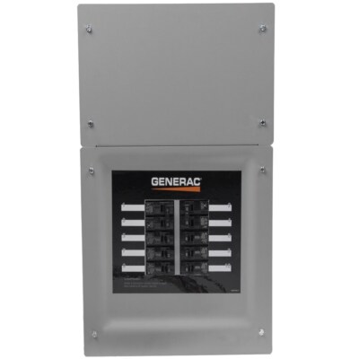 Generac 50-Amp Indoor Automatic Transfer Switch w/ 10-Circuit Load ...