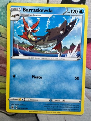 Barraskewda Non Holo English Pokemon TCG BKAG723 | eBay UK