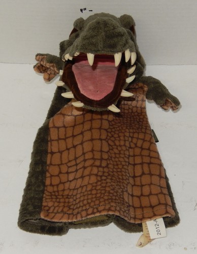 Folkmanis Puppets Alligator Hand Puppet Rare VHTF Dark Green Brown | eBay