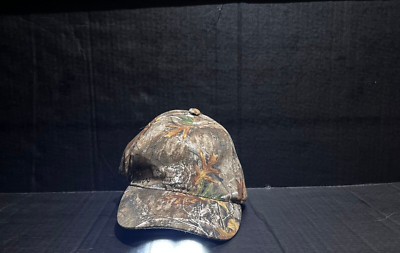 Realtree Hat Cap Men Strapback Camo LED Light Hunting Military Hike ...