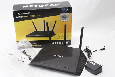 NETGEAR Nighthawk R6700 v3 Smart Wi-Fi Router AC1750 Wireless Speed T32 ...