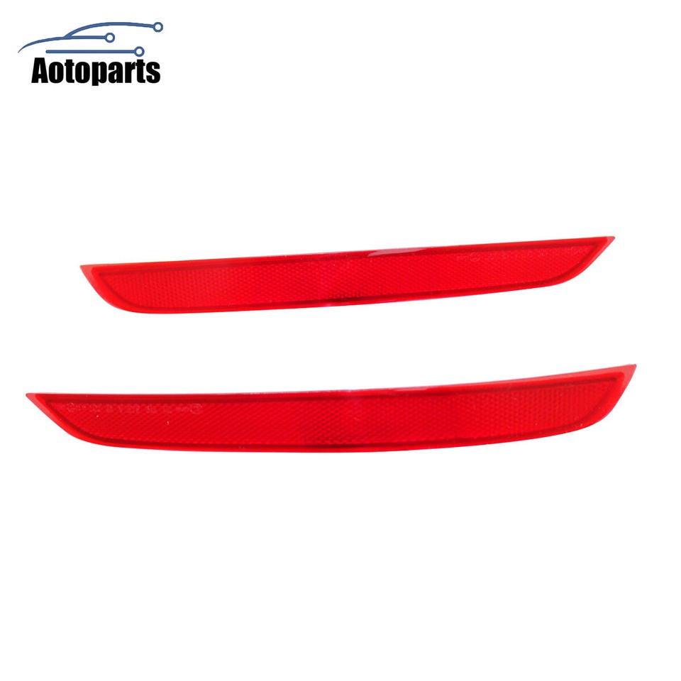 1 Pair Rear Bumper Brake Light Reflector Left+Right For BMW F15 X5 2014 ...